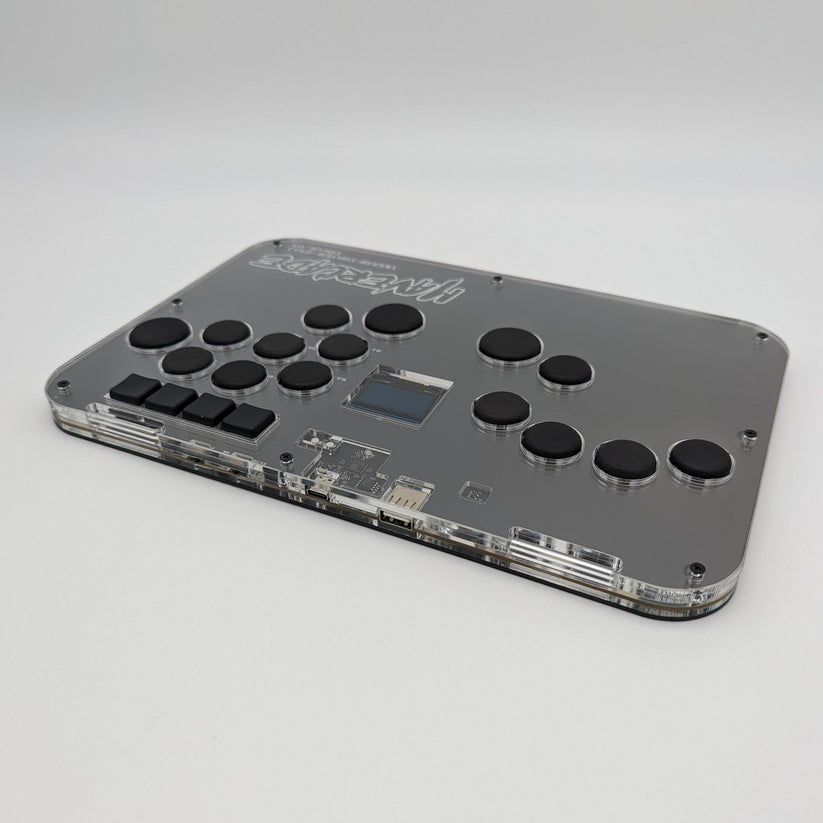 Mavercade KeebFighter+S4 Fightstick (Leverless/All Button Controller)