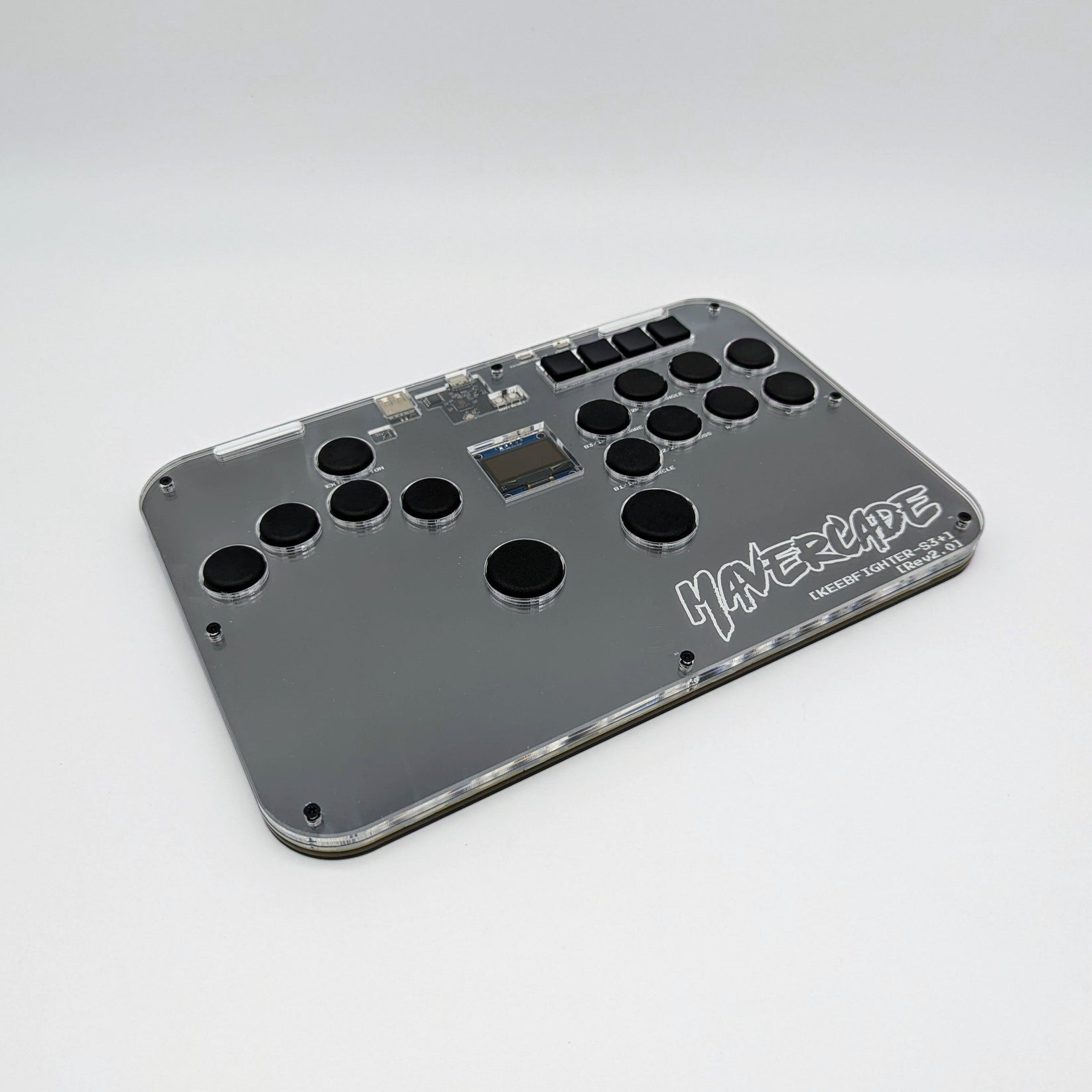 Mavercade KeebFighter+S3 Fightstick (Leverless/All Button Controller)