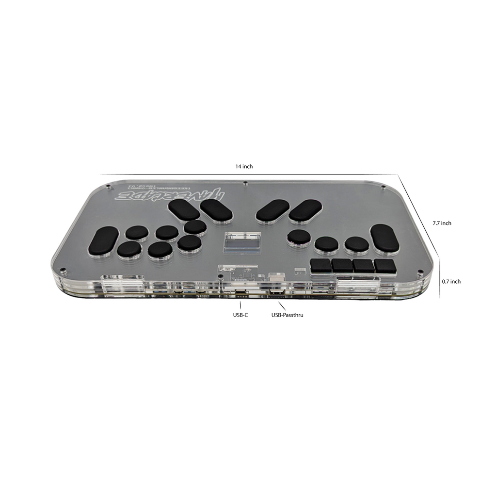Mavercade KeebBrawler-04MX Fightstick (Leverless/All Button Controller